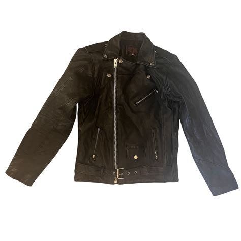 Other Pele Che Coco Reworked Leather Biker Moto Jacket Black S Grailed