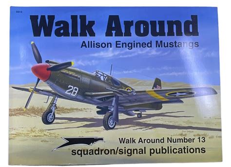 Ww2 Us Usaaf Allison Engined Mustangs Squadron Signal No 13 Sc Reference Book Military
