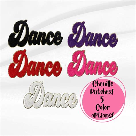 Chenille Patches Iron On Patch Dance Team Ts Dance Teacher Ts