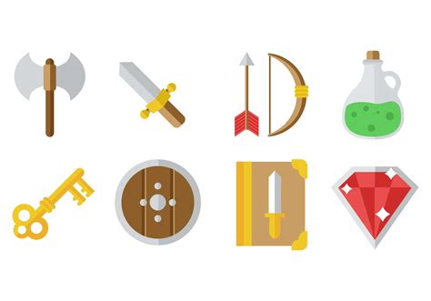 Free RPG Game Icons Vector 153773 Vector Art At Vecteezy