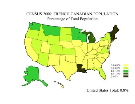 Euro Americans Where French Canadians Live