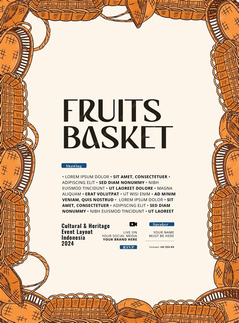 Premium Vector Fruits Or Vegetables Bucket Basket Illustration