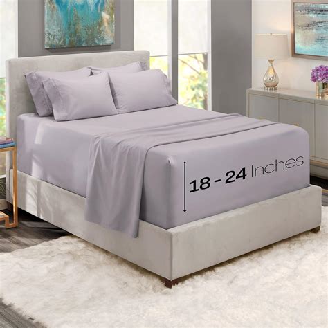 Nestl Extra Deep Pocket King Sheets Set 6 Pc Soft