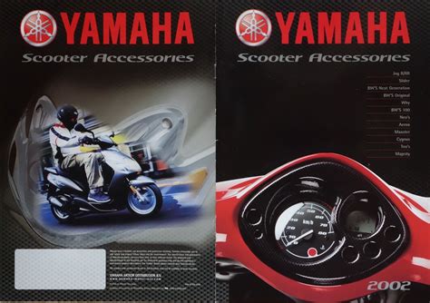 Yamaha Scooter Accessories 2002 Mod Brosjyrer Finn Torget