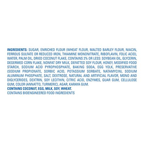 Hostess Donettes Crunch Mini Donettes Ingredients