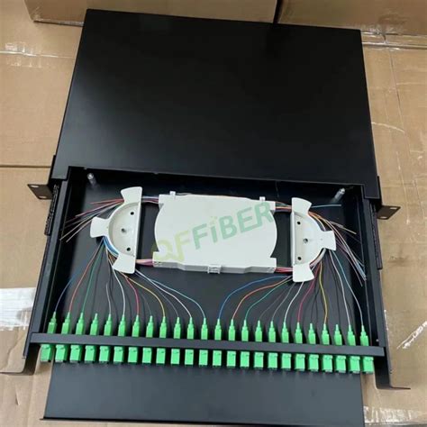 Ftth 19 Inch 12 Ports Sc Lc Fiber Optical Distribution Frame 24 Core