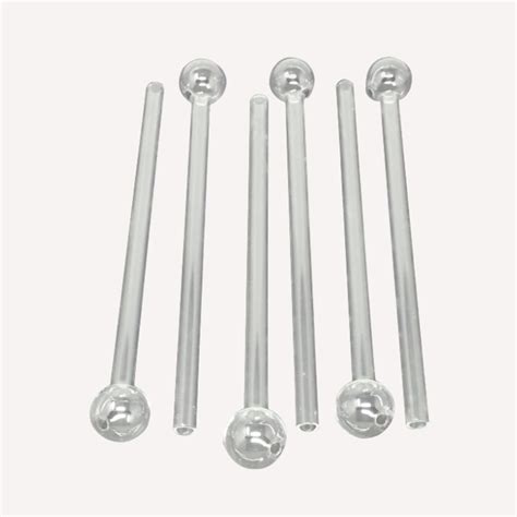 Clear Glass Oil Glass Bubble Pipe 8 Box 6 Heads World