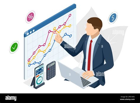 Isometric Business Analysis Research Strategy Statistic Planning