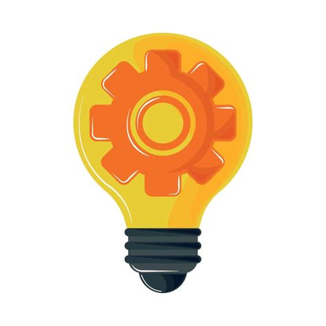 Light Bulb Gear 10824796 Vector Art At Vecteezy