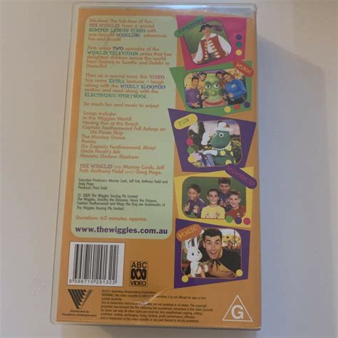 The Wiggles Wiggly Tv Vhs 2001 Pal Retro Unit