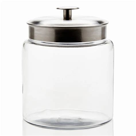 Anchor Hocking 1 12 Gallon Anchor Montana Jar With Silver Metal Cover