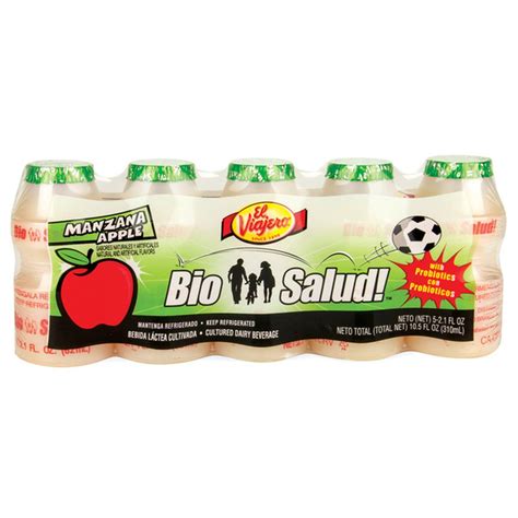 Biosalud By El Viajero Probiotic Drink Apple 10 5 Fl Oz Delivery Or