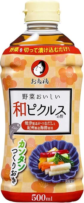 Jp オタフクソース 和ピクルスの酢 500ml ×3本 食品・飲料・お酒