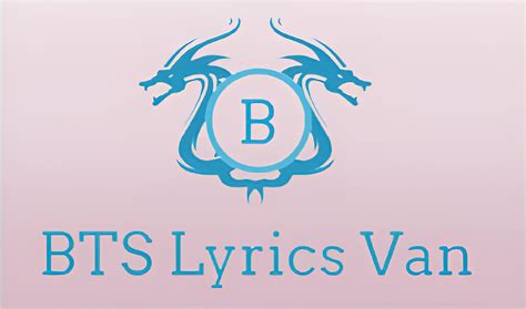 Bts Lyrics Van