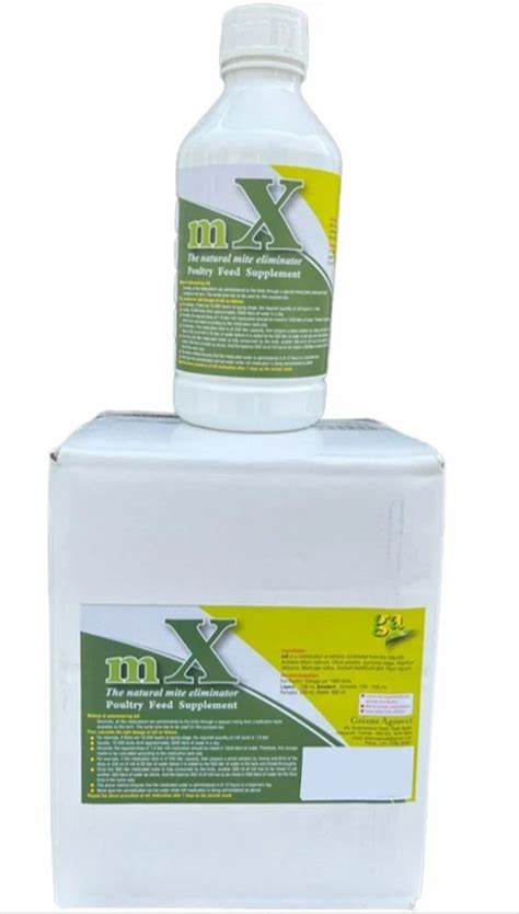 Liquid Mx Poultry Feed Supplements Packaging Size 1 L Bottle At Best