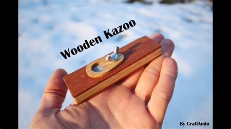 Diy Wooden Kazoo Youtube