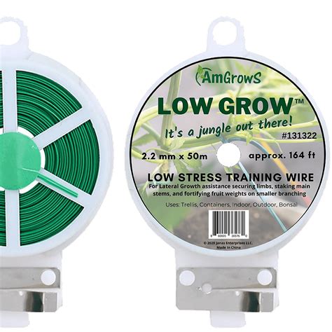 Amgrows Low Grow Low Stress Training Wire 22mm 164 Ft Leafly