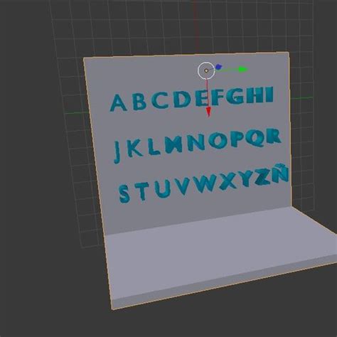 Archivo Stl Gratis Abecedario Colegio 🏫 ・modelo Imprimible En 3d Para