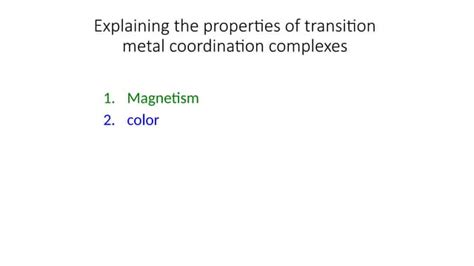 Coloured Compounds Co Ordination Chemistrypptx