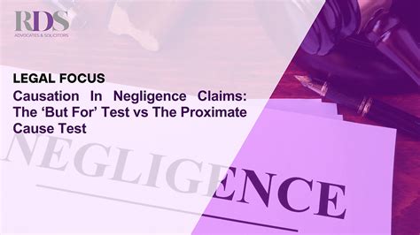 Causation In Negligence Claims The ‘but For Test Vs The Proximate