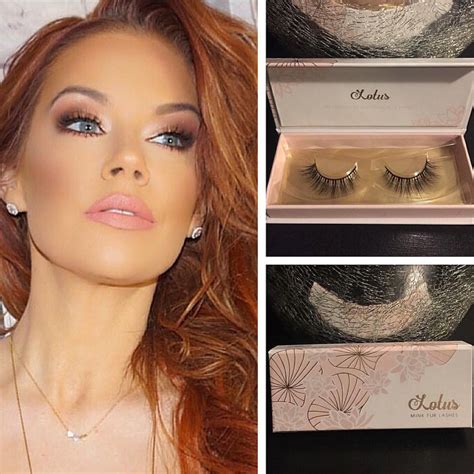 Stunning Jessa Hinton Wearing Lotus Lashes 3d Lash No 114 Minklashes