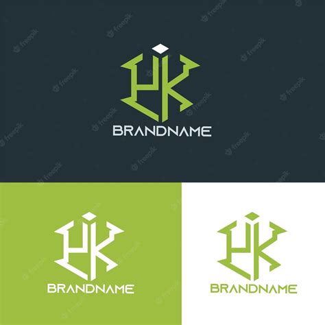 Premium Vector Modern Monogram Initial Letter Yk Logo Design Template