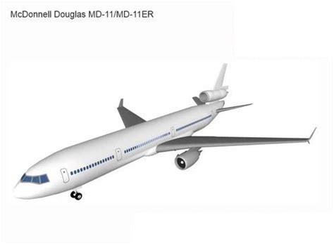 Mcdonnell Douglas Md 11md 11er 3d Model 65719 Model Copy Default