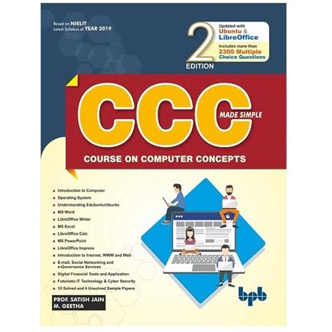 Course On Computer Concepts Ccc Made Simple By Satish Jain 2nd Edition Bpb Publication