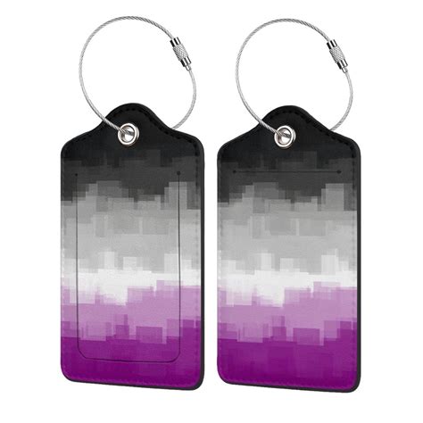 Asexual Pride Flag Lgbtq Luggage Tags For Suitcase Tags Identifiers