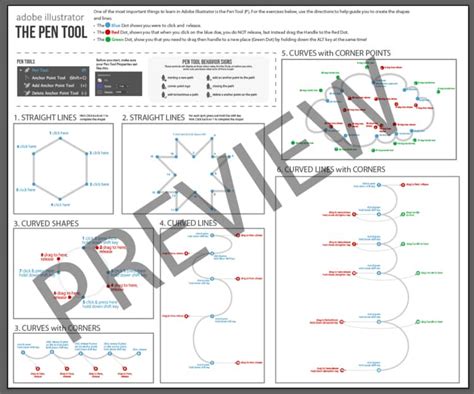 Adobe Illustrator Skills Worksheets By Emilykscales Designs Tpt