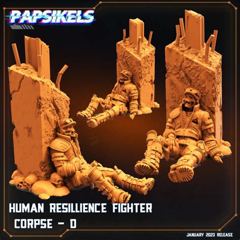 3d Printable January 2023 Release The Resistance By Papsikels Miniatures