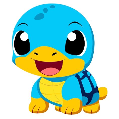 Premium Vector Cute Turtle Clean High Detailed