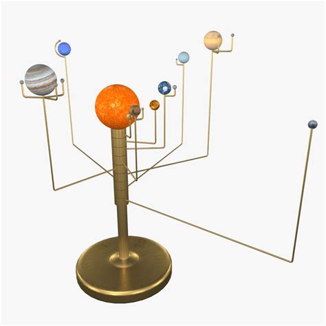 Desk Solar System Modelo 3d 6 Unknown 3ds Obj Max Free3d