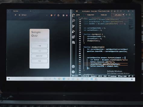 Tochukwu Nwanosike On Linkedin Work In Progress 💪💯 Building A Simple Quizapp The Goal Is To