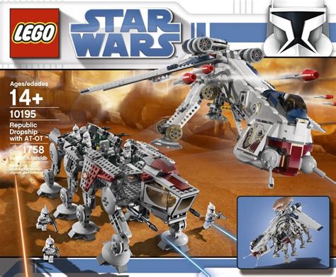 Bricker Конструктор Lego 10195 Republic Dropship With At Ot Walker