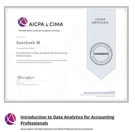 Dataanalytics Accounting Professionaldevelopment Aicpa Cima Continuouslearning Santhosh P M
