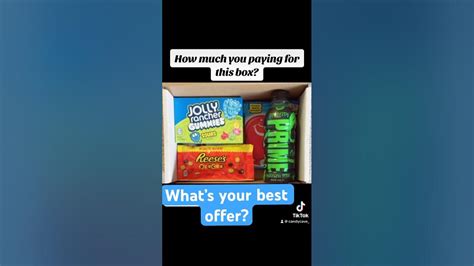 Whats Your Best Offer Candy Unboxing Greenscreen Yummy Sweet Candybox Snacks Youtube