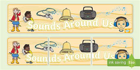 Sounds Around Us Display Banner