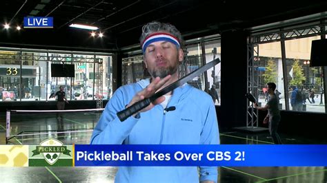 Pickleball Takes Over Cbs 2 Brad Edwards Vs Miles Maner Youtube