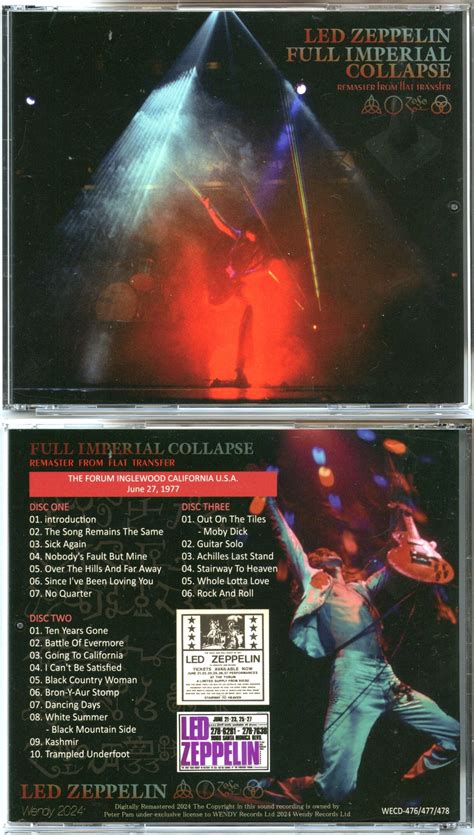 Led Zeppelin Full Imperial Collapse Remaster From Flat Transfer 3