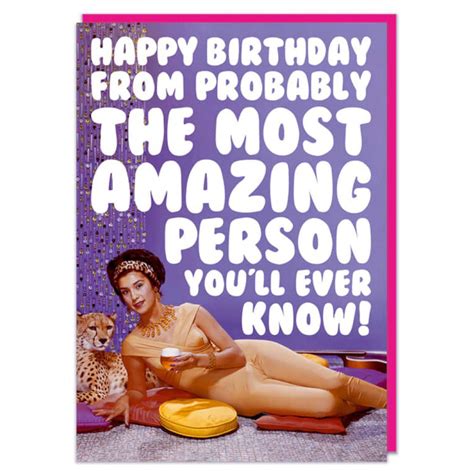 Most Amazing Person Birthday Card Dean Morris Cards Outer Layer