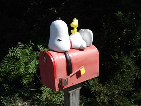 Snoopy And Woodstock Mailbox A Photo On Flickriver