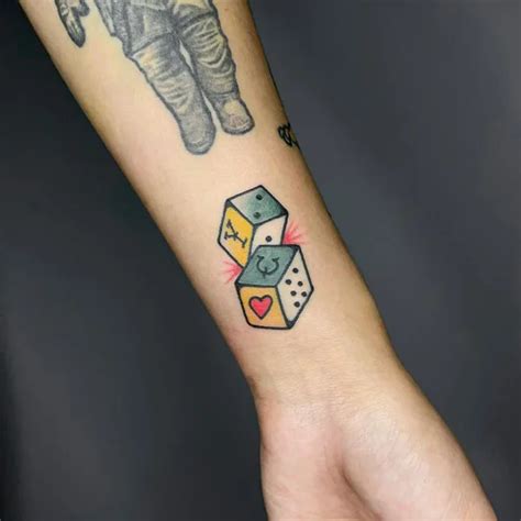 108 Unusual Dice Tattoos That Will Make You Wow