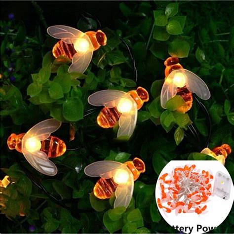 Battery Box Cute Bee Led String Lights 10 Leds 20 Vicedeal