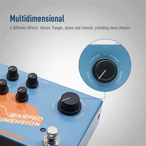 Warped Dimension Digital Modulation Guitar Effects Pedal Sonicake Sonicake