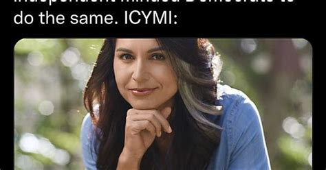 Tulsi Leaving Democratic Party To No Ones Stories Already On Fix Later Tonight Album On Imgur