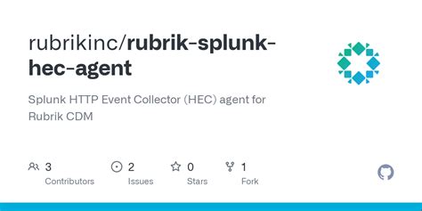 GitHub Rubrikinc Rubrik Splunk Hec Agent Splunk Event Collector HEC Agent For Rubrik CDM