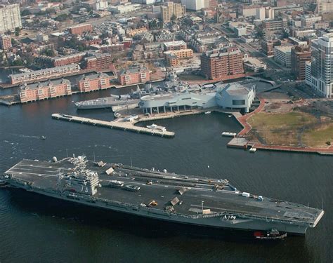Aircraft Carrier Uss George Washington Norfolk Virginia 8 X 10