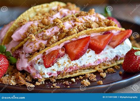 Exotic Desert Cakes Assorted Generate Ai Stock Illustration