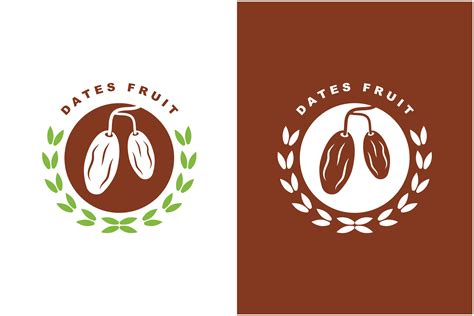 Dates Fruit Logo Image Graphic By Acillia Eggi Saputri · Creative Fabrica